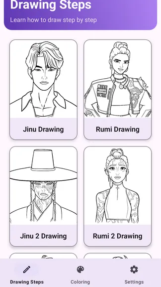 Kpop Demon Draw and Coloring — скачать для Android 0,0★ бесплатно 📱 в ...