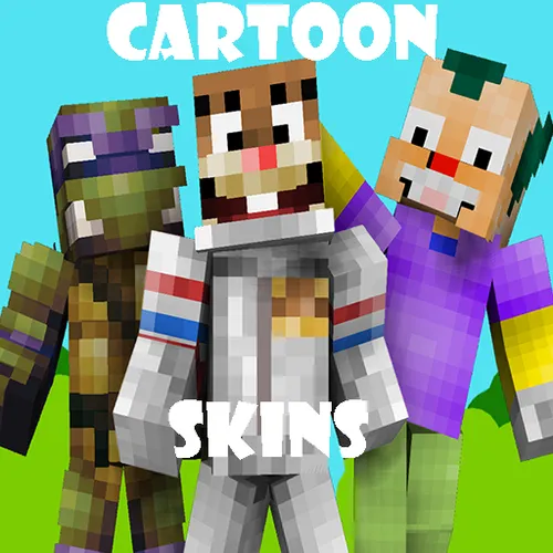Игра Cartoon skins for Minecraft MCPE — Утилиты 0,0★ — скачать для ...