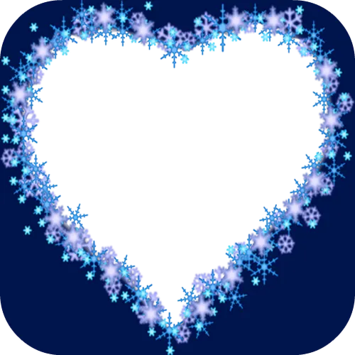 Blue Heart Frames — скачать для Android 5,0★ бесплатно 📱 в RuStore