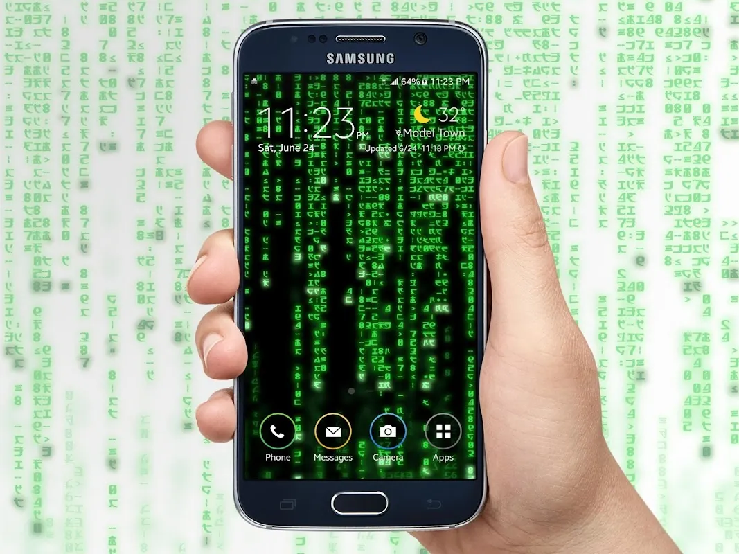 Digital Matrix Code Rain Live Wallpaper скачать бесплатно Полезные инструменты на Android из ...