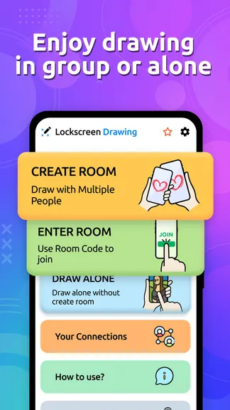 Lockscreen Drawing Together — скачать для Android 0,0★ бесплатно 📱 в RuStore