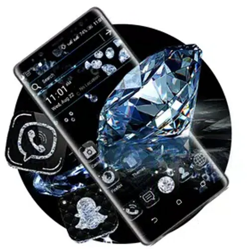 Black Diamond Launcher Theme — скачать для Android 1,0★ бесплатно 📱 в RuStore