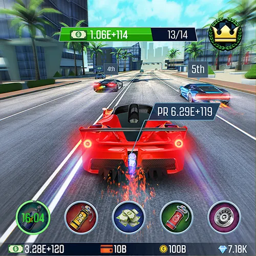 Игра Idle Racing GO: Car Clicker & Driving Simulator — Симуляторы 5,0 ...