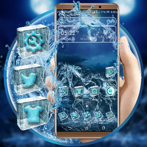 Blue Ice Horse Launcher Theme — скачать для Android 5,0★ бесплатно 📱 в ...