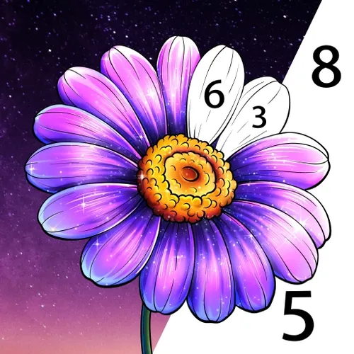 Игра Pop Color — Paint by number — Казуальные 5,0★ — скачать для Android бесплатно 🎮 в RuStore