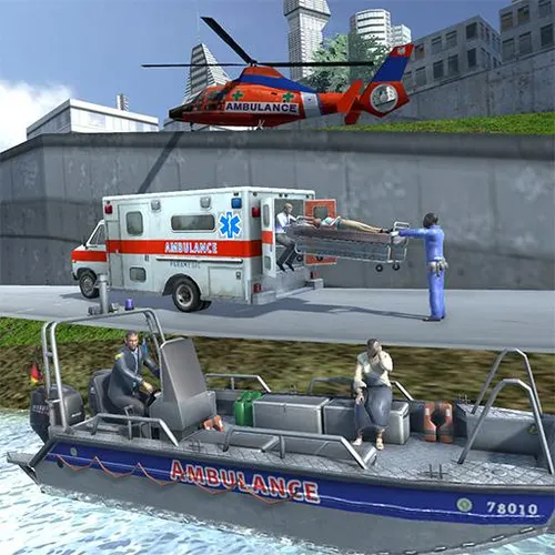 Безопасность данных и разрешения для City Rescue Ambulance Helicopter & Boat Simulator в RuStore