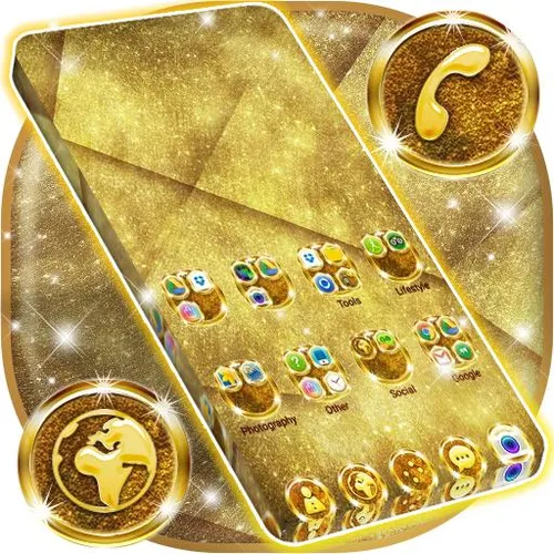 Shiny Glitter Launcher Theme — скачать для Android 5,0★ бесплатно 📱 в RuStore