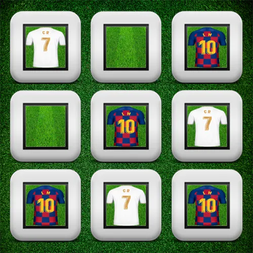 Игра Tic Tac Toe Messi Vs Ronaldo — Настольные и карточные 0,0 ...