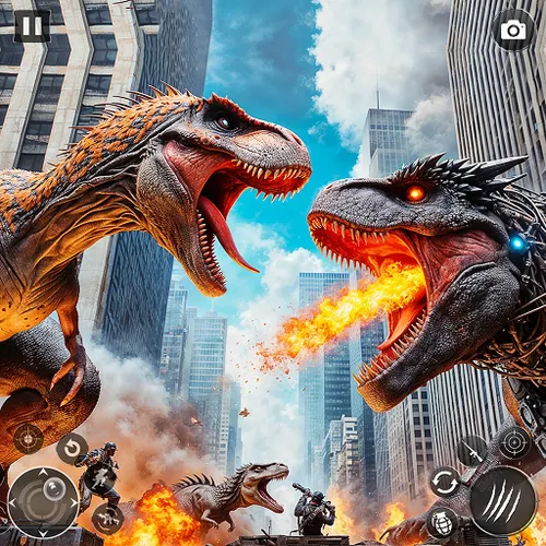 Игра Angry Dinosaur City Attack — Ролевые 0,0★ — скачать для Android бесплатно 🎮 в RuStore