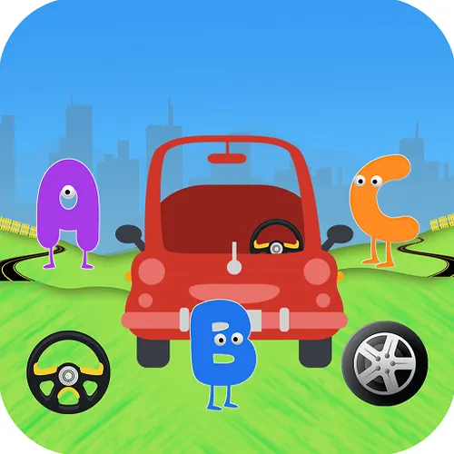 Игра Learn ABC Car Coloring Games - Cars Jigsaw Puzzle — Детские 0,0 ...