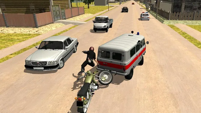 Игра Russian Moto Traffic Rider 3D — Гоночные 0,0★ — скачать для ...